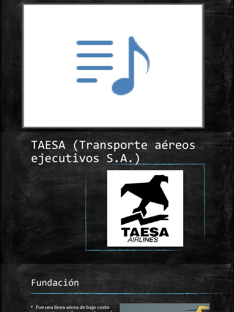 TAESA | PDF | Aeronáutica | Aviación