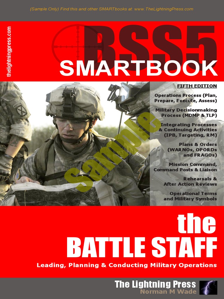 Battle Staff Smartbook 5 | PDF | Military | Decision Making