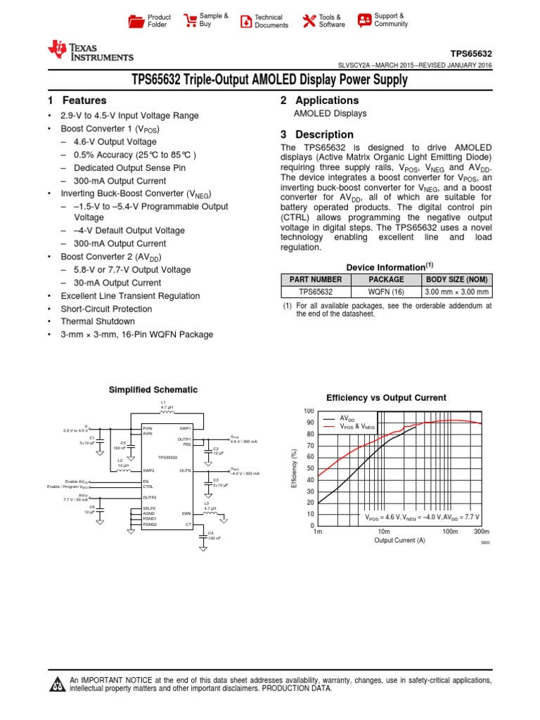 Tps 65632 | PDF | Electrostatic Discharge | Manufactured Goods
