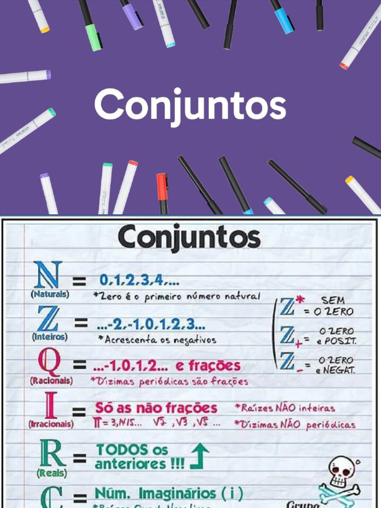 Teoria Dos Conjuntos - Completo | PDF | Números | Conjunto (Matemática)