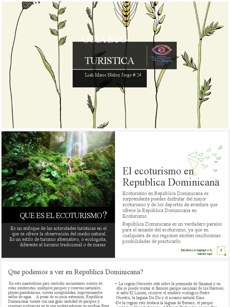 Guía de Ecoturismo en República Dominicana | PDF | República Dominicana ...