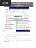 Public Administration Unit-14 Ecological Approach-Fred. W. Riggs | PDF ...