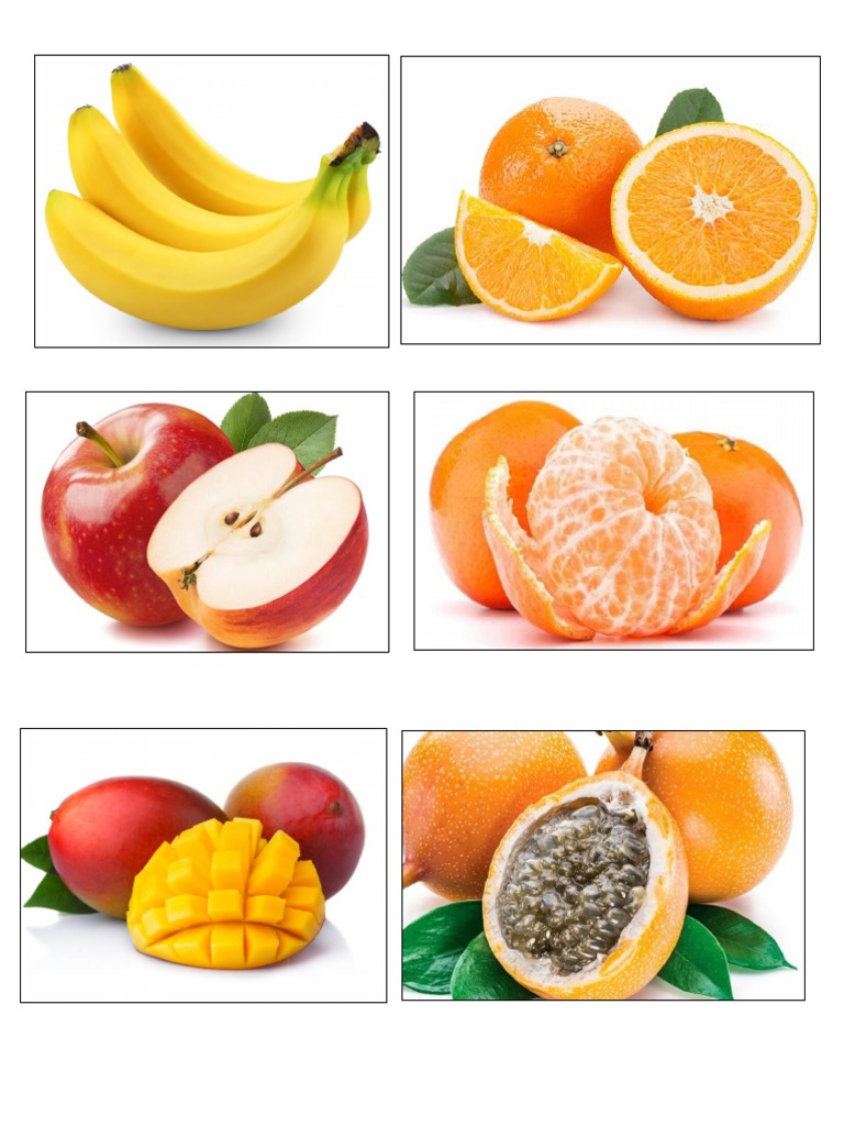 VOCABULARIO Frutas | PDF
