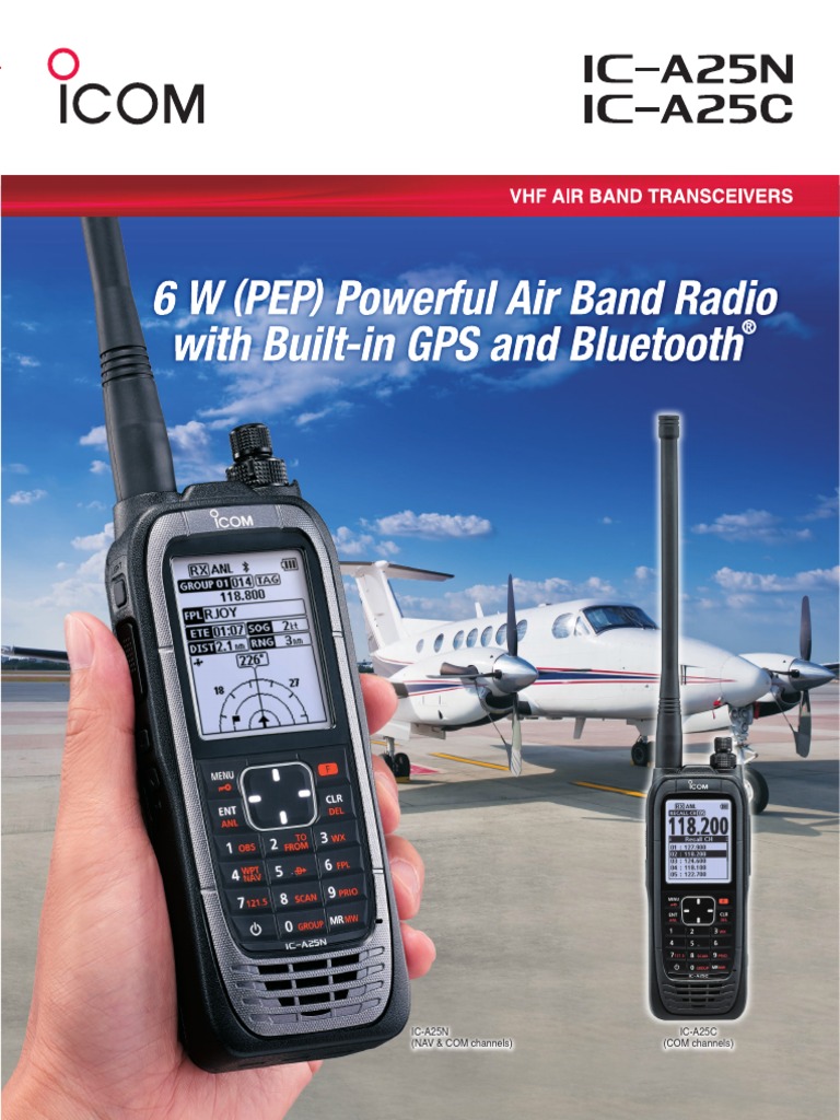 VHF Air Band Transceivers: Specifications Options | PDF | Frequency ...