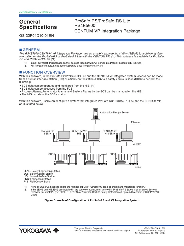 GS - RS - Lite CENTUM VP Integration Package | PDF | Function (Mathematics) | Computer Science