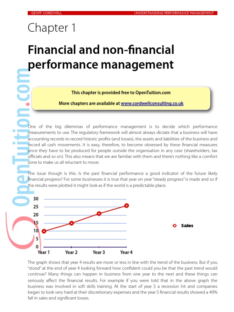 Financial Vs Non Financial Performance Management | PDF | Leverage ...