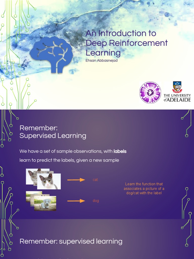 An Introduction To Deep ReinforcementLearning | PDF | Systems Science ...
