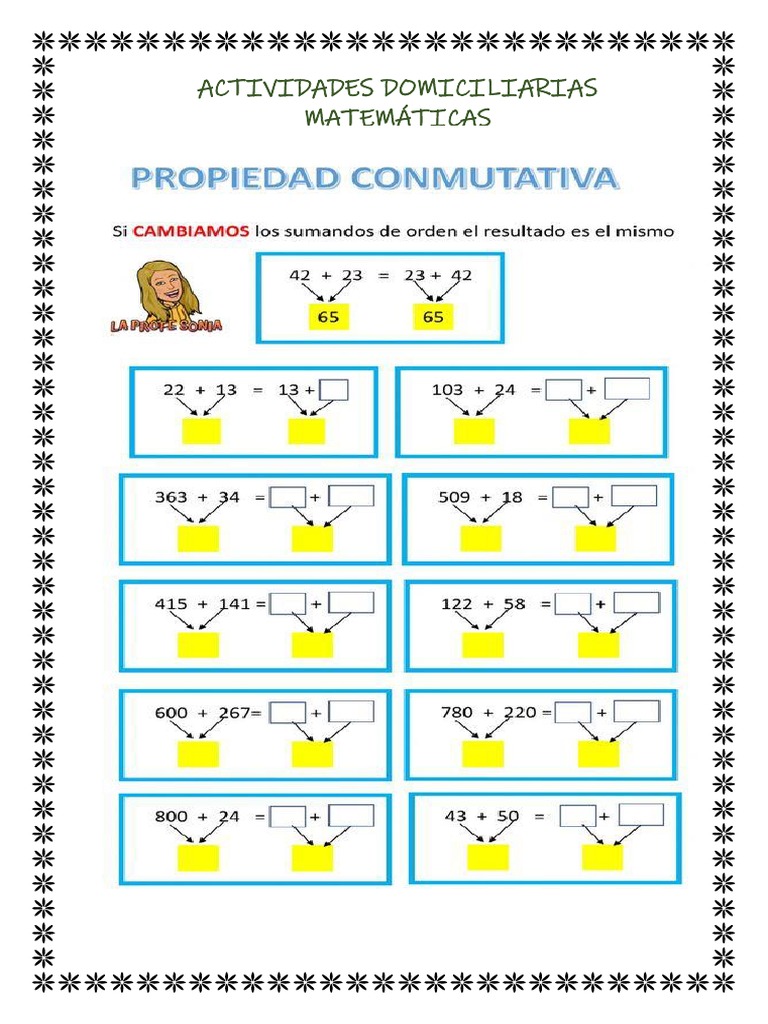 ACTIVIDAD PARA Aplicar La Propiedad Asociativa | PDF