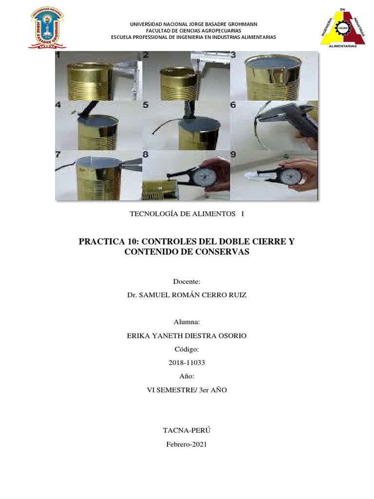 Control de Doble Cierre en Latas | PDF | Epoxy | Barniz
