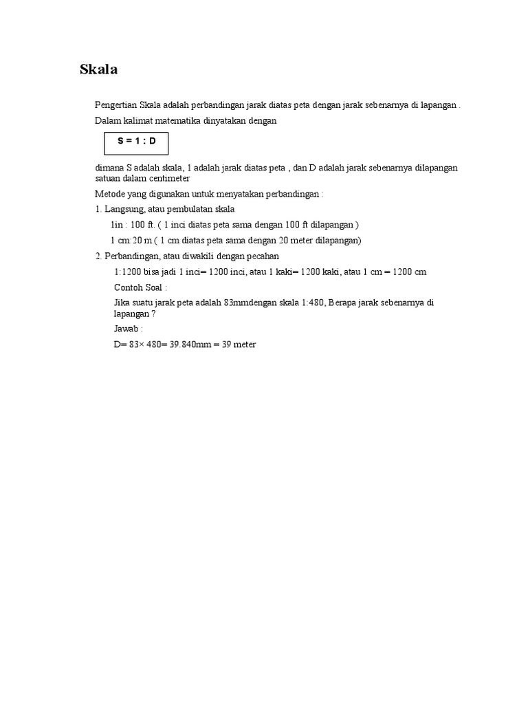 Materi Skala | PDF