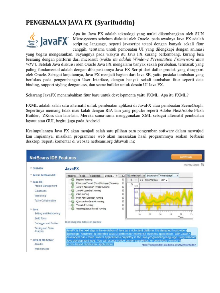 Pengenalan JavaFX untuk Developer | PDF