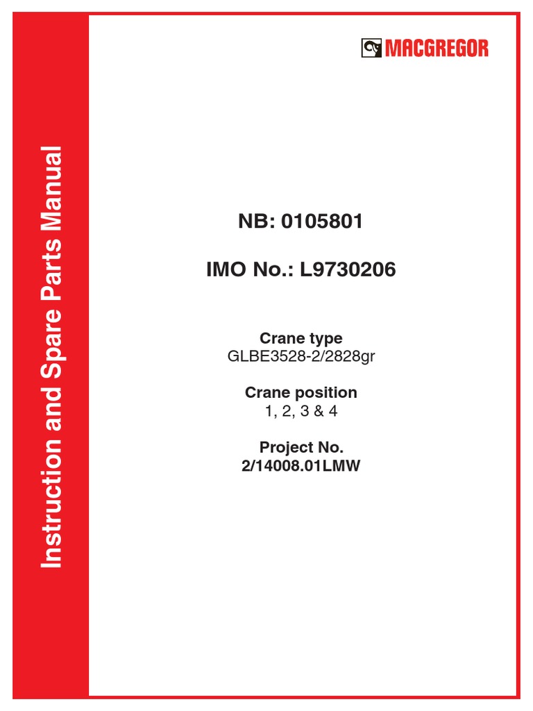 MacGregor Crane Electrical Part 1 | PDF | Power Supply | Parameter (Computer Programming)