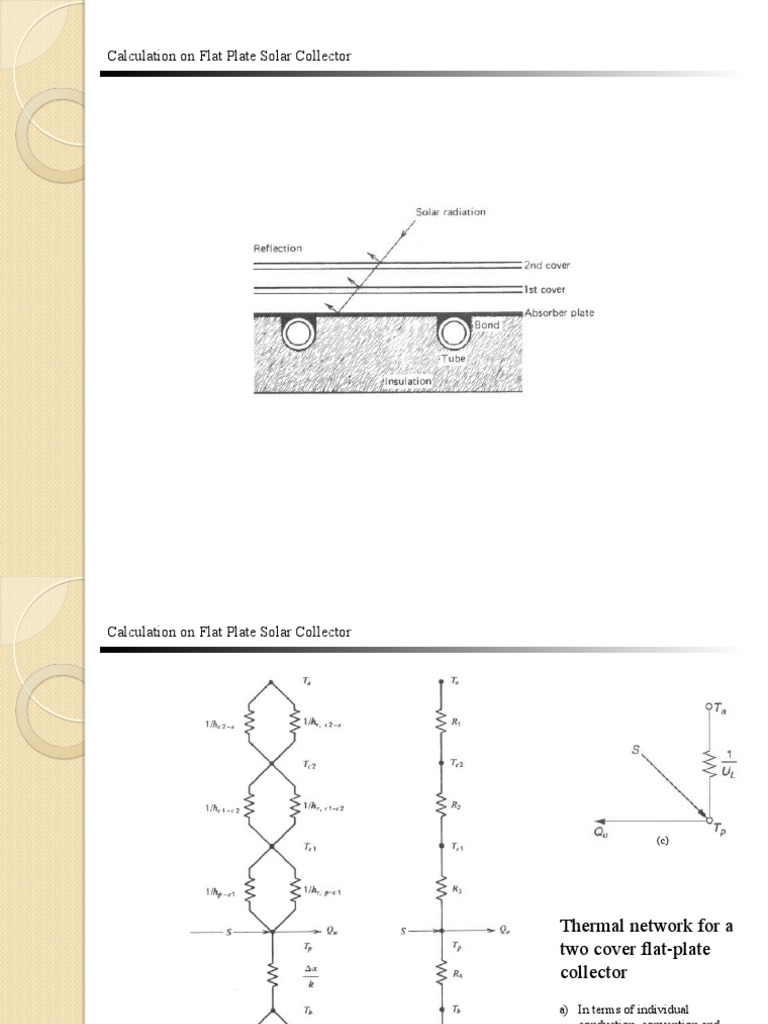 Flat Plate Solar Collector Calculations | PDF | Transport Phenomena ...