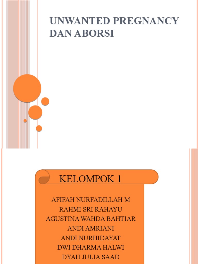 Unwanted Pregnancy DAN ABORSI | PDF | Kesehatan Holistik