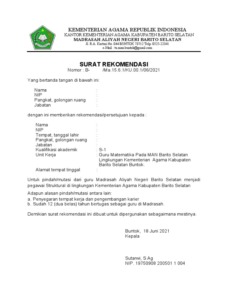 Contoh Rekomendasi Fungsional Ke Struktural | PDF