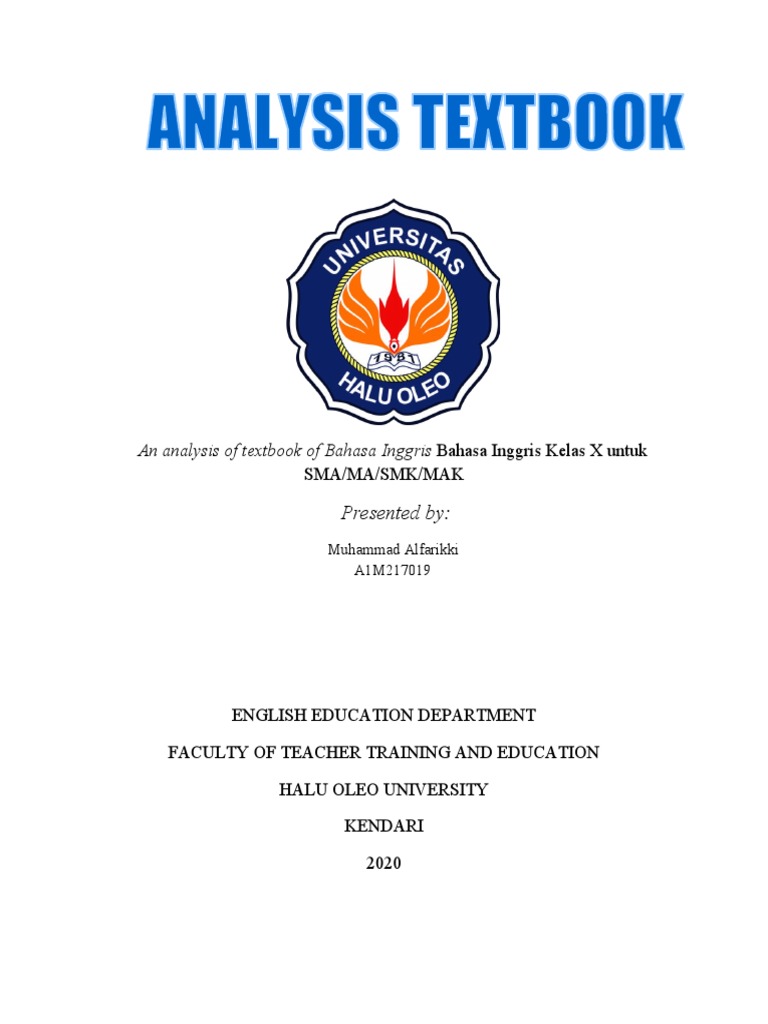 Analysis Textbook of Sma X Bab 1 | PDF | English Language | Vocabulary