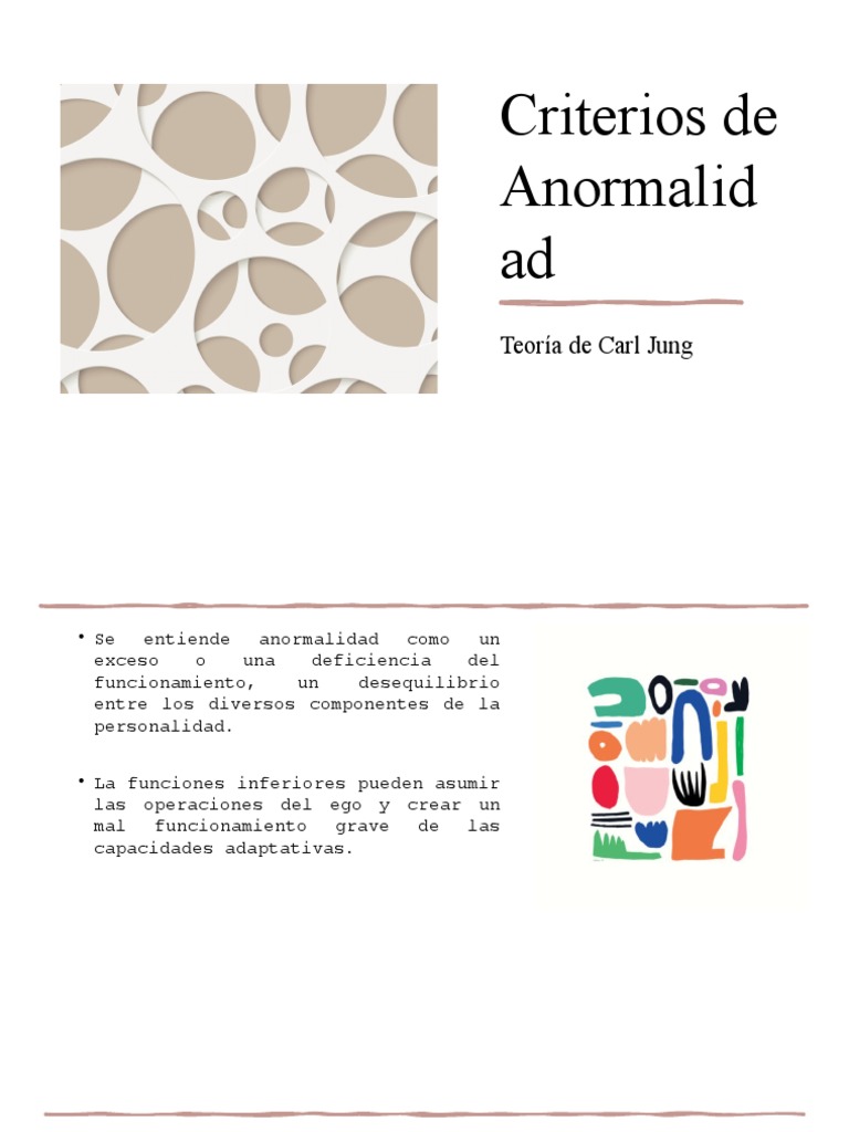 Criterios de Anormalidad | PDF