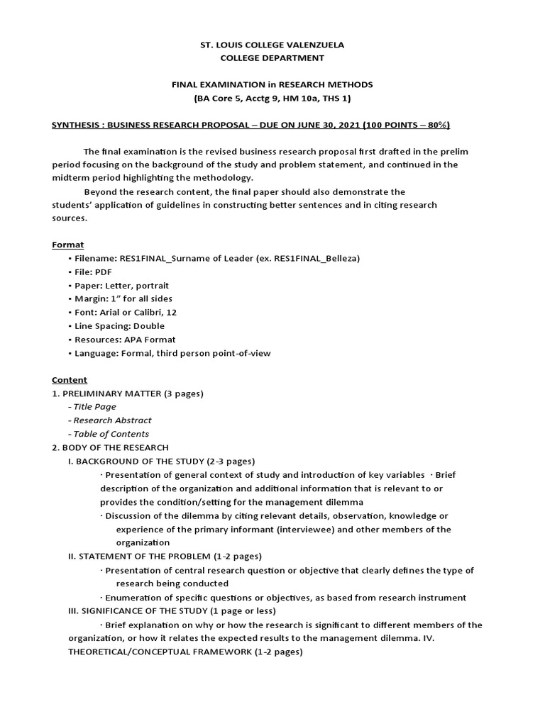 Research Methods Final Exam 20-21 | PDF | Citation | Research Design