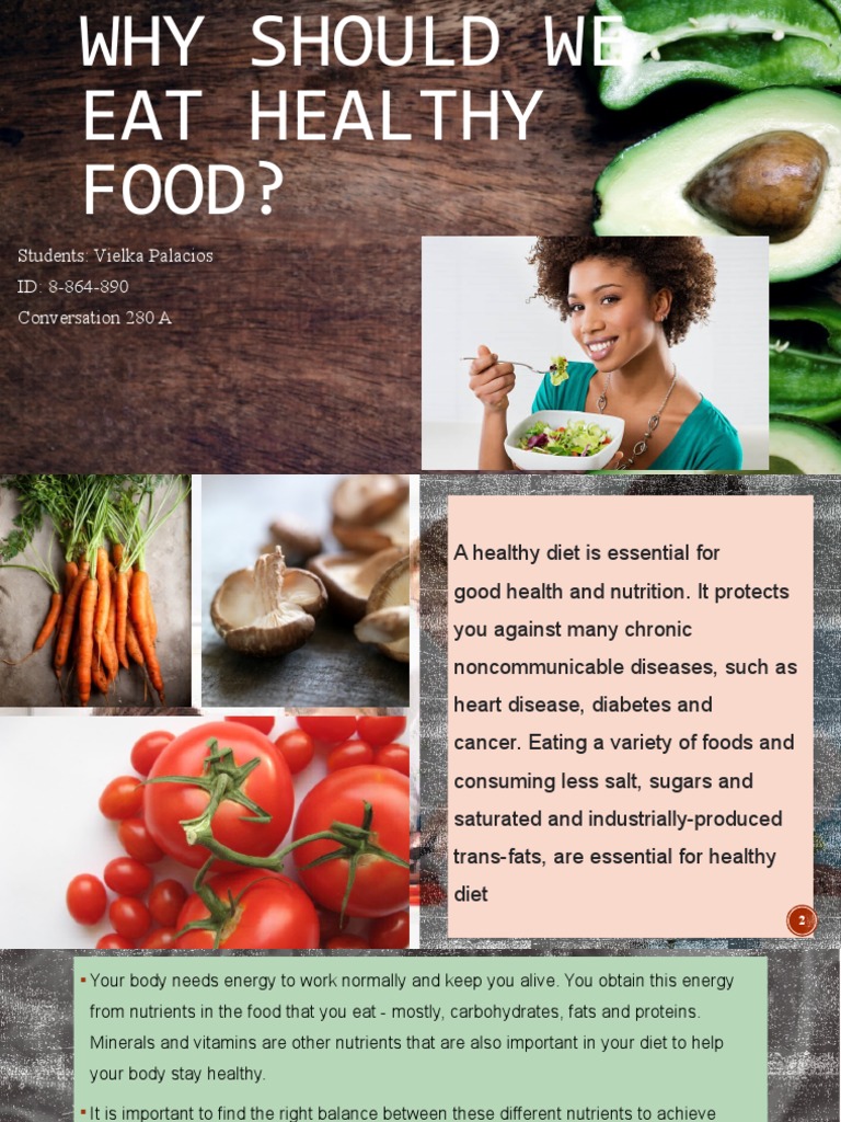 Benefits of a Healthy Diet | PDF | Self-Improvement | Lifestyle