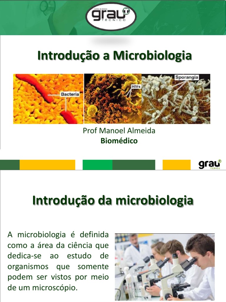Uma Introdução Abrangente à Microbiologia: Do Desenvolvimento Histórico ...