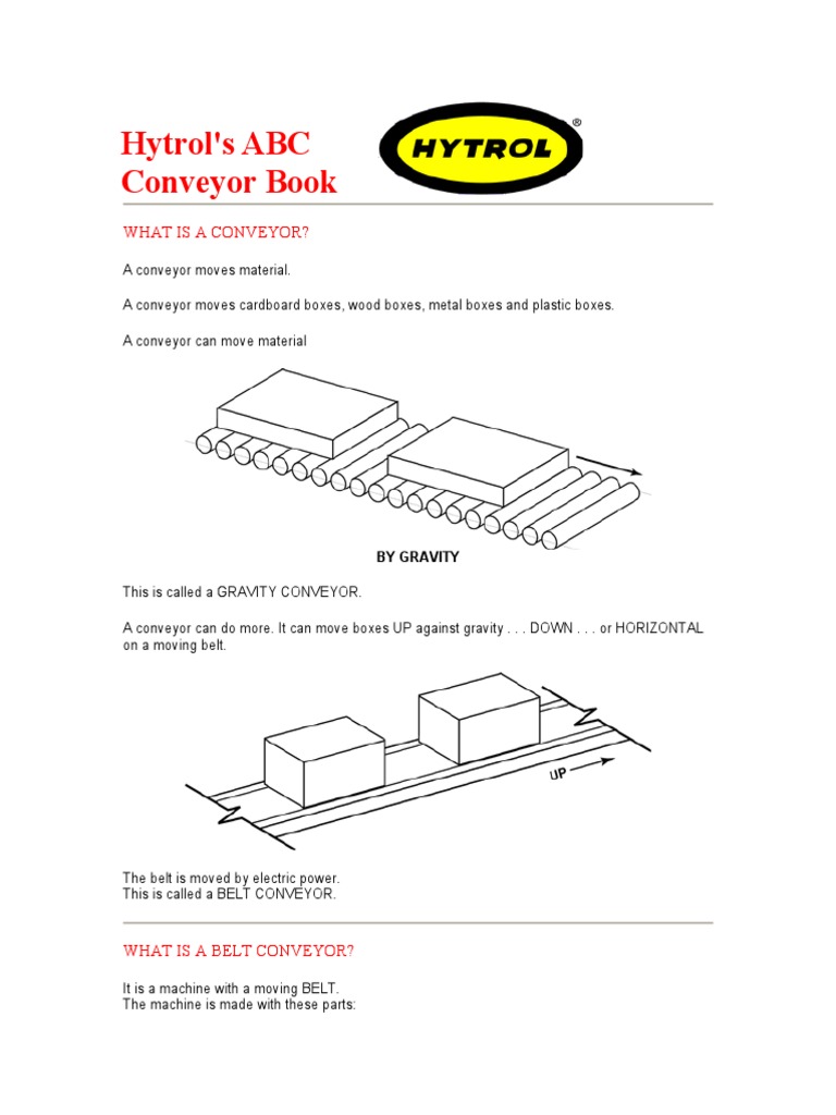 Hytrol's ABC Conveyor Book: What Is A Conveyor? | PDF