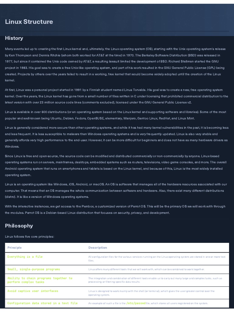 Linux Fundamentals | PDF | Operating System | Linux