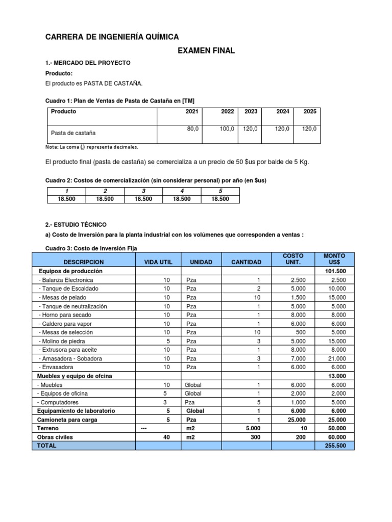 Examen Final Ing Economica | PDF | Capital de trabajo | Interés Examen Final Ing Economica | PDF | Capital de trabajo | Interés
