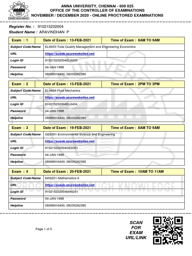 Aravindhan P: Register No.: Student Name | PDF | Physics | Applied ...