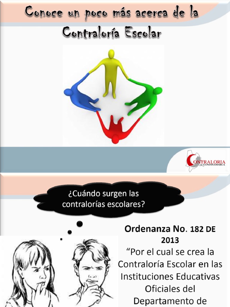 Ordenanza No. 182 DE 2013 Por El Cual Se Crea La Contraloría Escolar en ...