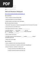 Amoeba Sisters Mutations Recap Guide | PDF | Genetic Code | Point Mutation