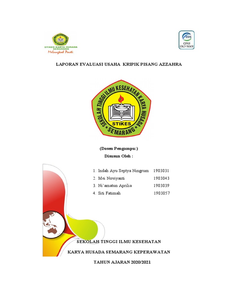 Kel. 8 Kwu Makalah Evaluasi Keripik Pisang-1 | PDF