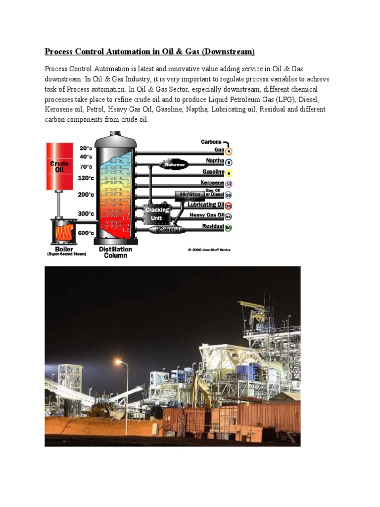 Process Control Automation in Oil - Gas Downstream | PDF | Flow ...