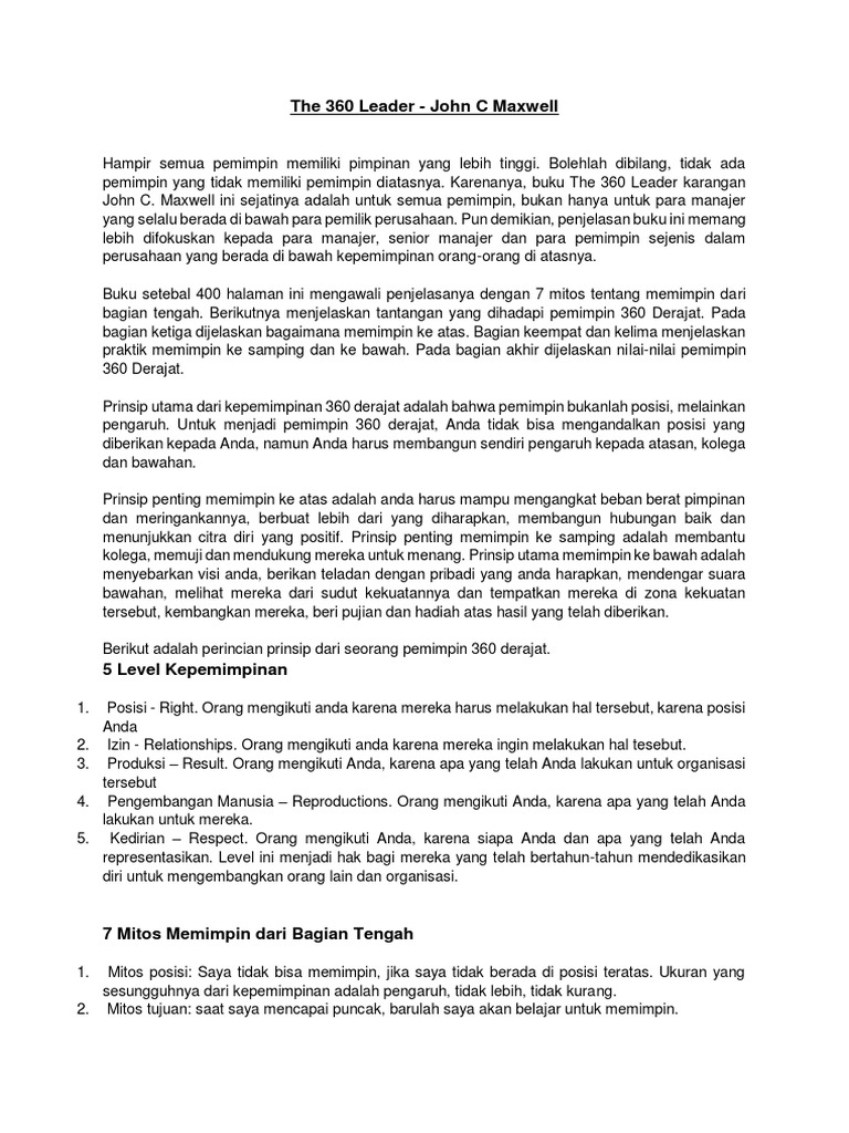 The 360 Leader | PDF