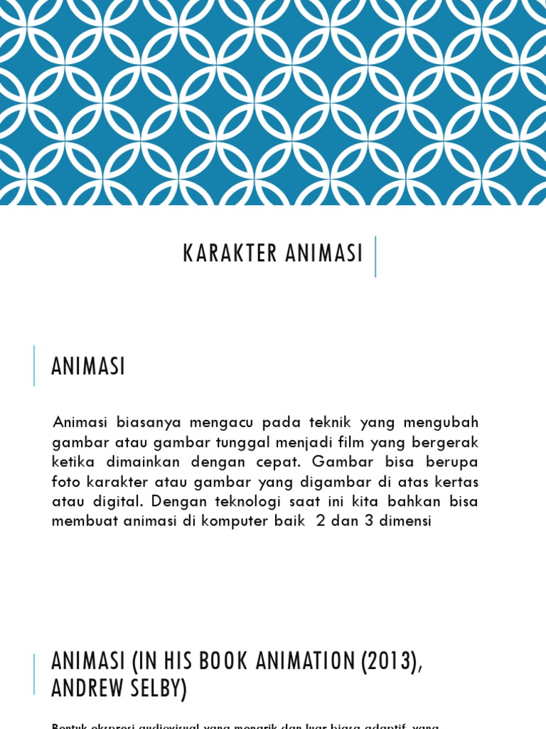 Character Animasi | PDF | Game & Aktivitas