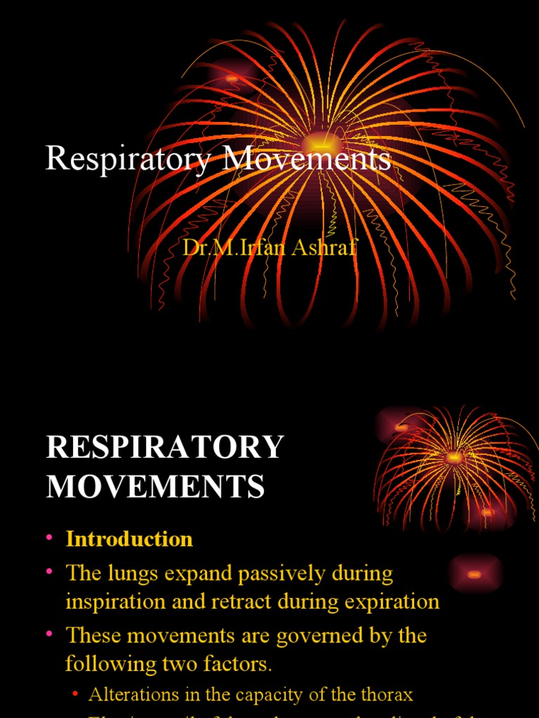 Understanding Respiratory Movements | PDF | Respiratory System | Thorax