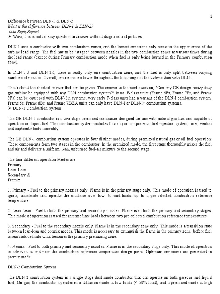 What Is The Difference Between Dln-1 & Dln-2? Like Replyreport | PDF ...