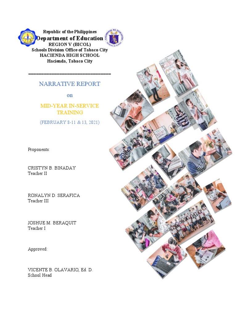 Narrative Report 2021 | PDF | Instructional Design | Teachers