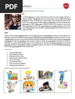 Daily Routines Presentation | PDF | Dinner | Lunch