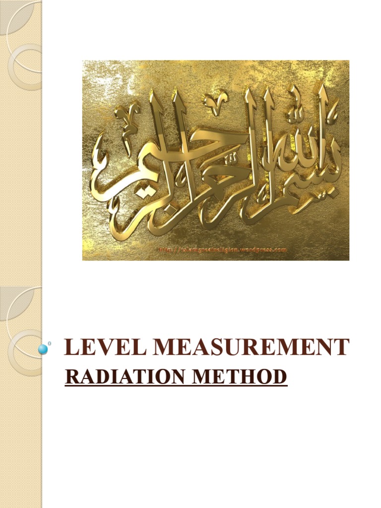 Level Measurement | PDF | Gamma Ray | Radioactive Decay