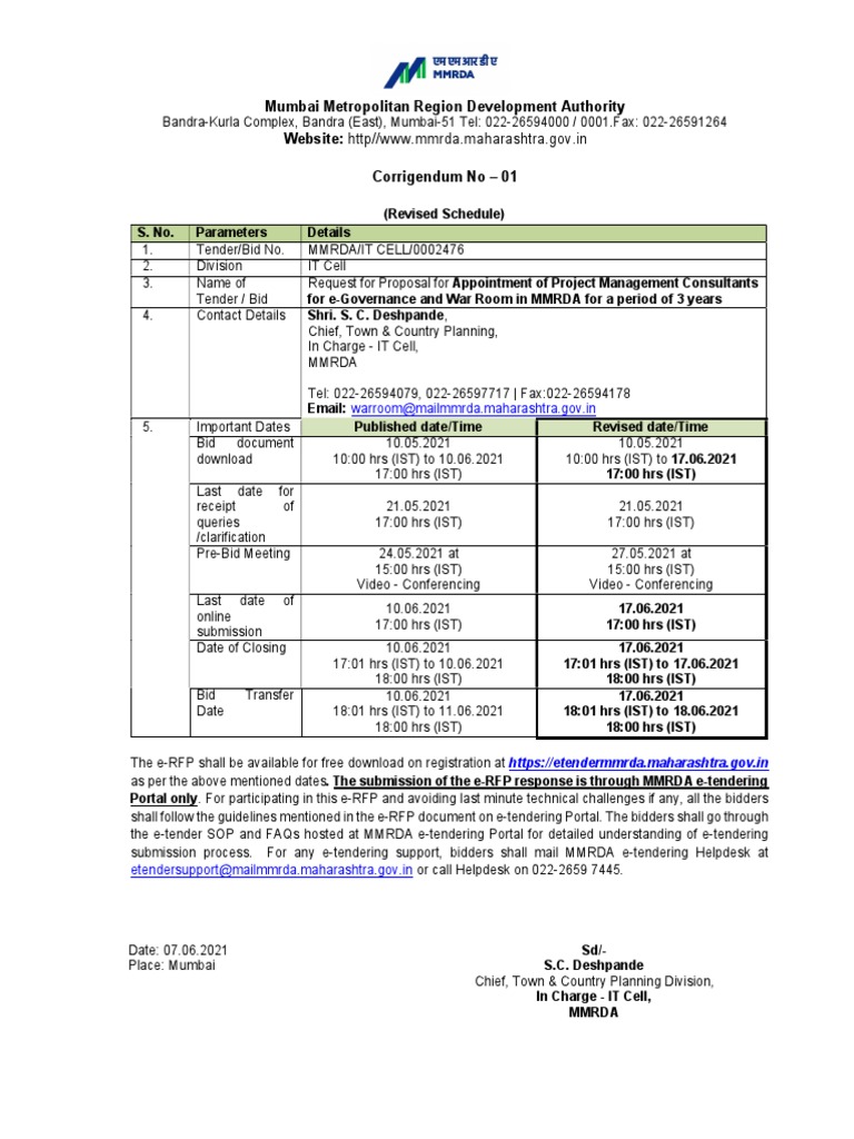 Corrigendum 01 Warroom | PDF | Accountability | Communication