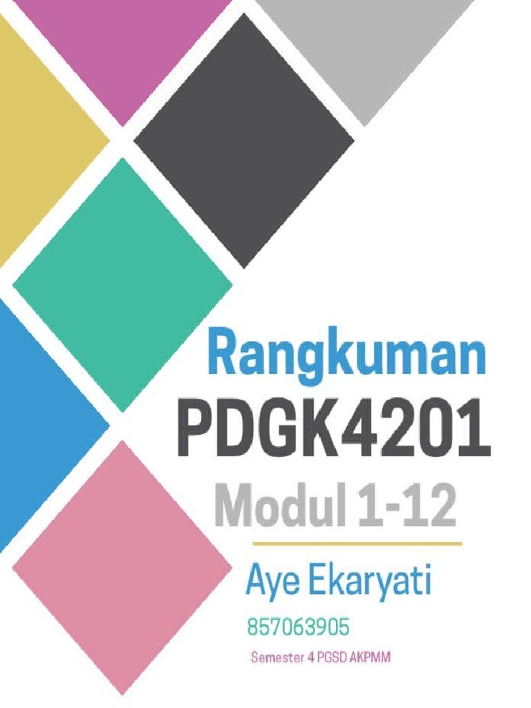 Rangkuman PKN Modul 1-12 | PDF