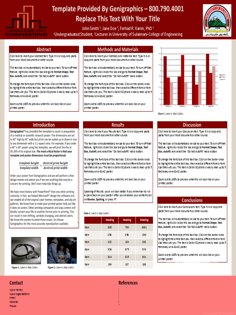 Poster Template | PDF | Microsoft Word | Communication