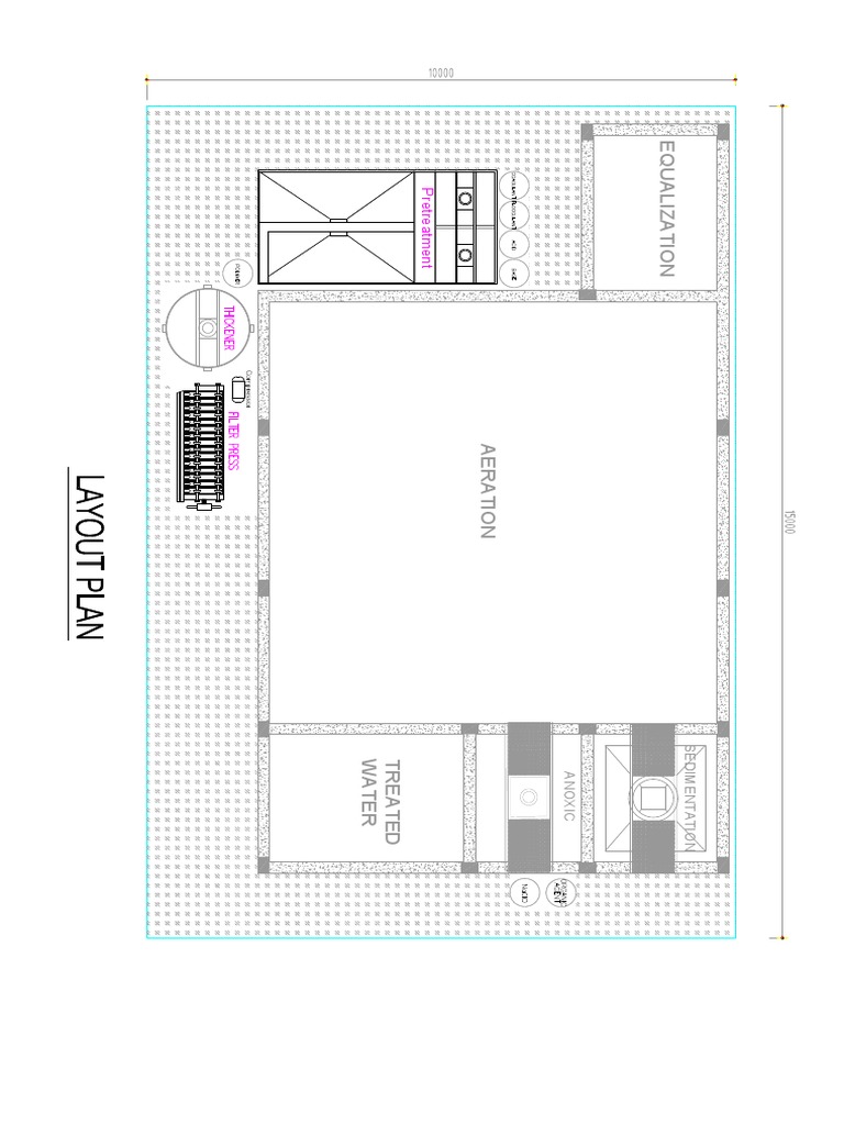 Layout Plan WWTP | PDF