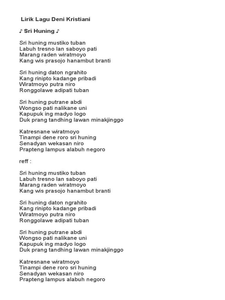 Sri Huning | PDF | Agama & Spiritualitas