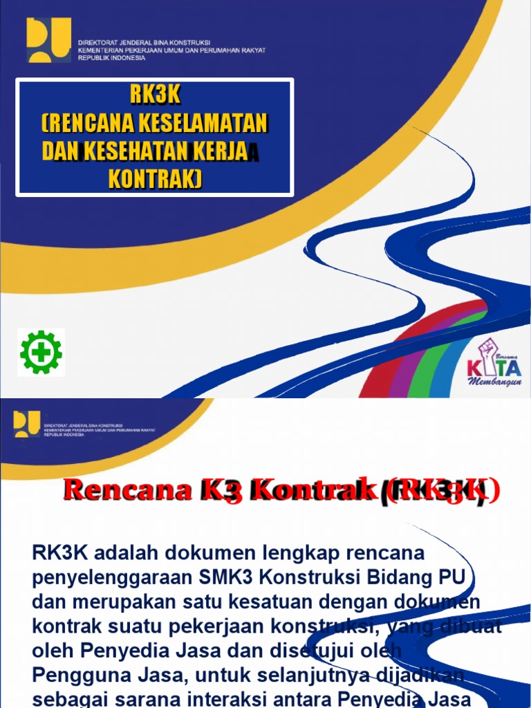 Rk3k (Rencana Keselamatan Dan Kesehatan Kerja Kontrak) | PDF | Teknologi & Rekayasa