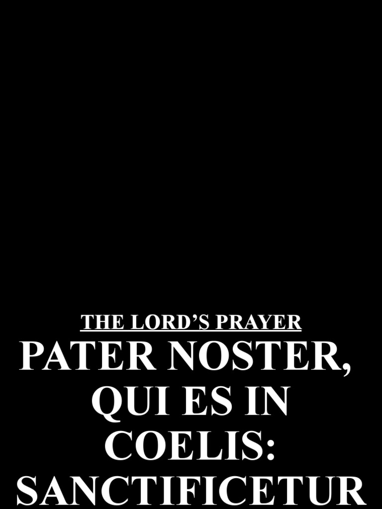 Pater Noster | PDF