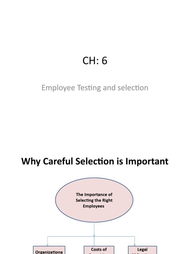 Employee Testing and Selection Essentials | PDF | Validity (Statistics ...