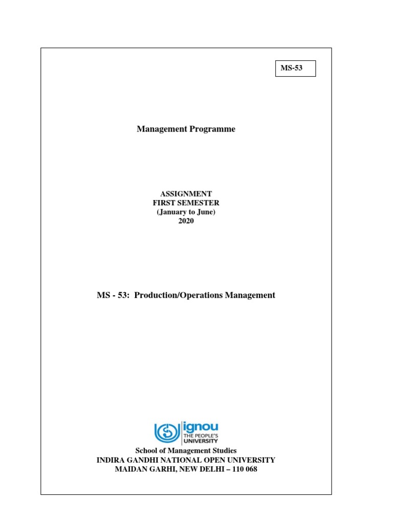 MS 53 | PDF
