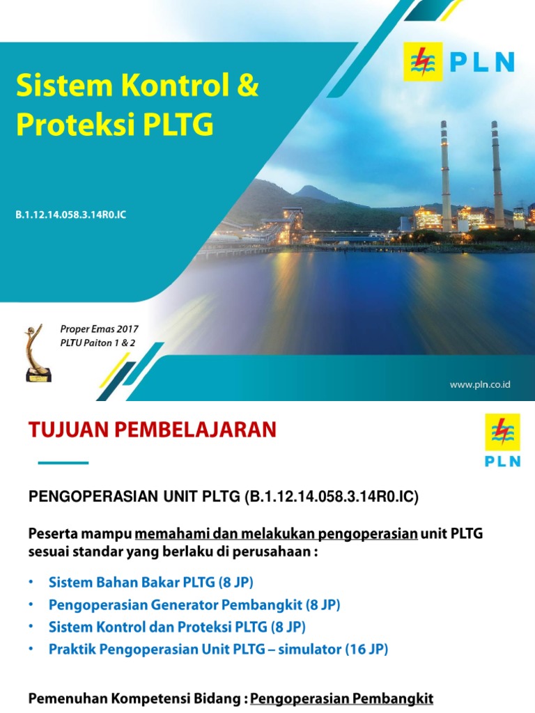 (072019) MP03 Sistem Kontrol & Proteksi PLTG | PDF