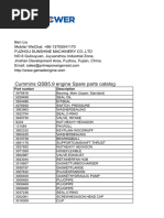 Cummins 4B3.9 Engine Spare Parts Catalog | PDF | Turbocharger | Piston